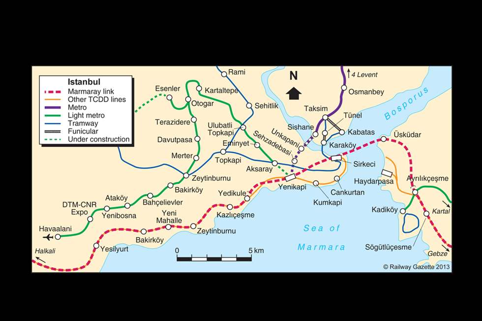 Marmaray tunnel opens to link Europe with Asia | News | Railway Gazette ...